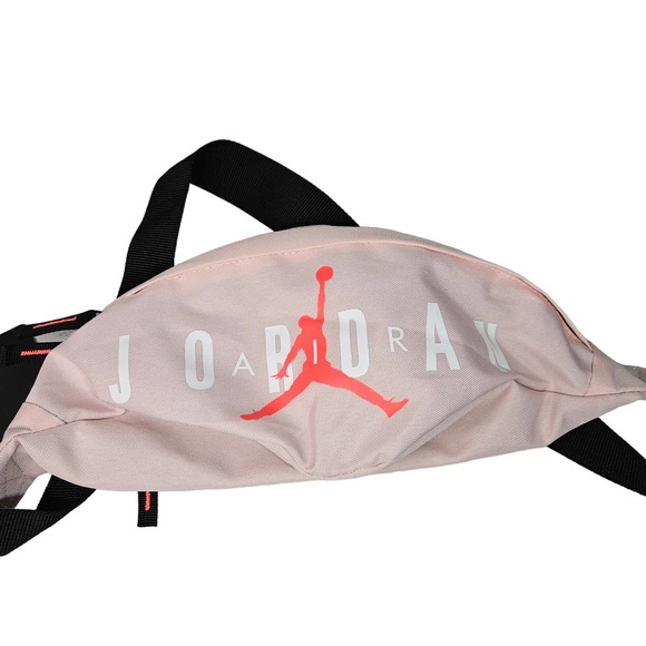 Jordan | Bags | Jordan Nike Jumpman Fanny Pack Belt Bag Peach Pink ...